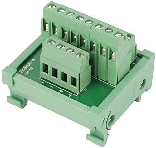 ZYM119 Module Card 2 to 8 Output Module Breakout Card DIN Rail and Panel Mount Power Distribution Circuit Board