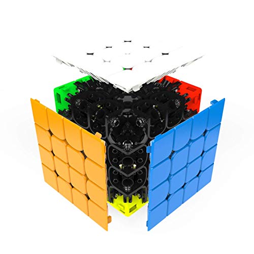 GAN 460 M Magnetic 4x4 Speed Cube, Magnets 4x4 IPG Honeycomb Surface 40°/25° Corner-Cutting 3D Puzzle Fidget Cube Stress Relief Toy Games for Adults and Kids