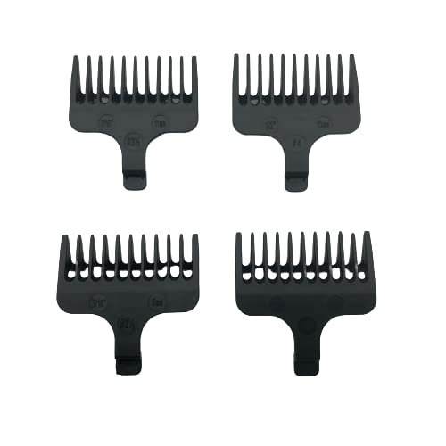 Replacement 4 Piece T Blade Beard Stubble Comb Set (5/16, 3/8, 7/16, 1/2) 02144 for Specific Wahl All in One Lithium Ion Trimmer (See Details for Compatible Models)