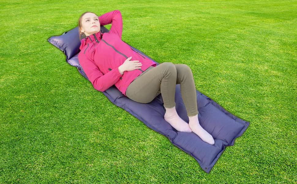 JehaYu Sleeping Pad Camping Mat, with Storage Bag for Outdoor Mountaineering Trips