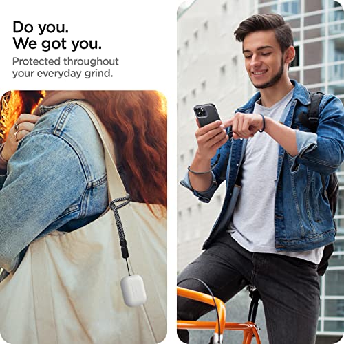 Spigen Universal Adjustable Hand Wrist Strap Phone Lanyard Compatible with Apple Airpods Pro (2nd Generation) - Black