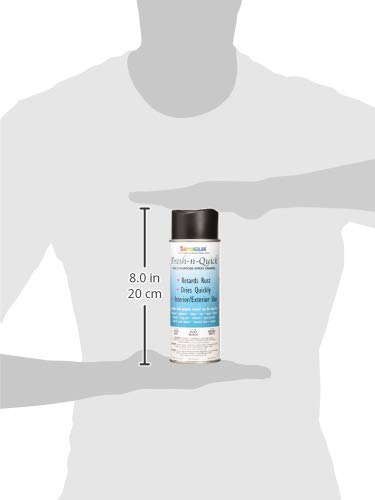 Seymour Paint 11-10 Fresh-N-Quick Multi-Purpose Spray Enamel Flat Black