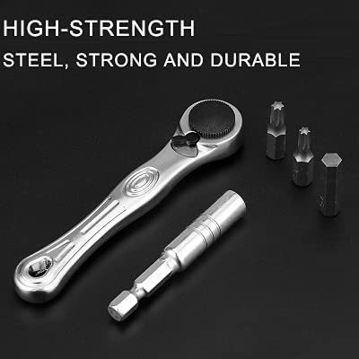 LESOVI Bike Tool Mini Ratchet Tool Set - Reliable and Stylish Multitool Repair Kit for Road and Mountain Bikes - Versatile EDC Multi Tool for Your Bicycle, Home or Work