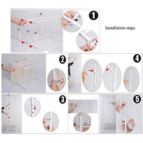 Hongseyijia Coat Racks Coat Racks 2-Tier Entrance Hall Coat Rack Organiser Metal Multi-Purpose Storage Shoe Bench for Home Office Hallway Bedroom Max Load Capacity 60kg