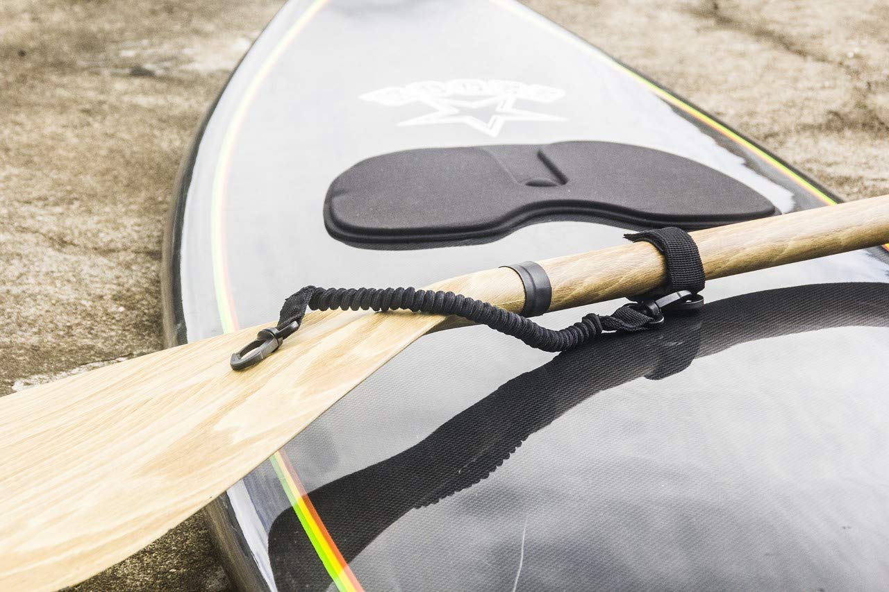 H2o Kayaks Paddle/Rod Leash 45 cm - 80 cm Twin Pack Don t end up The Creek !