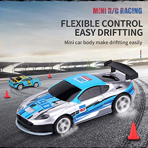 ZHFUYS Remote Control car, Gravity Sensor Control, Remote Control, Mobile Phone Control 3 Modes of RC Car, Creative Coke can Pocket Racing, 2.4G (Red)