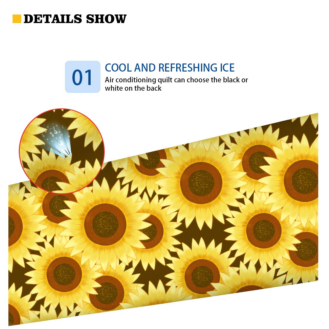 JEOCODY Blue Polynesian Daisy Sun Protection Arm Sleeves for Women Tattoo Cover Up Summer Shield UV Protective Shield UV Protective