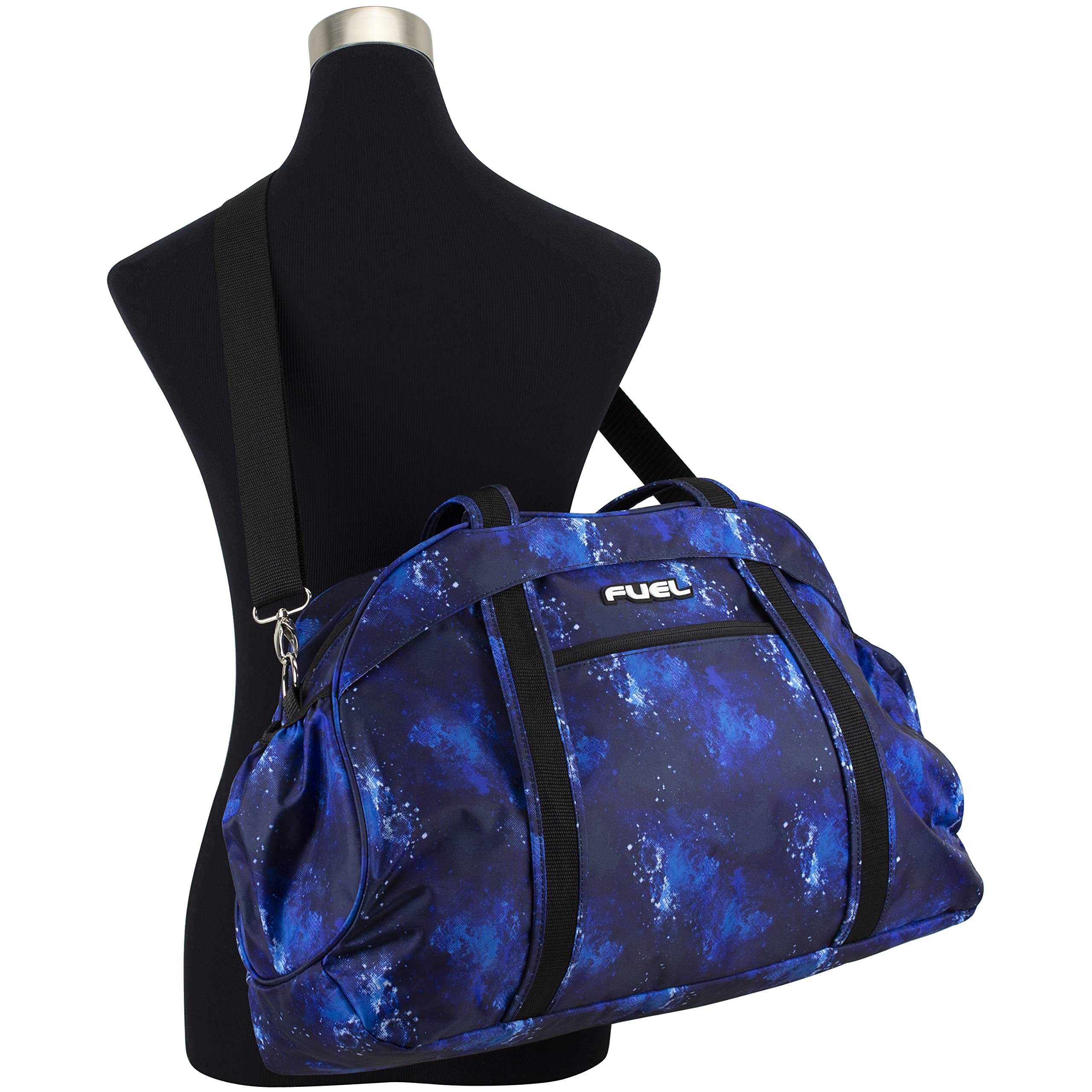 Fuel Sport Carryall Duffel For Gym, Travel or Weekend get-away, Berry Parfait/Magento Orchid