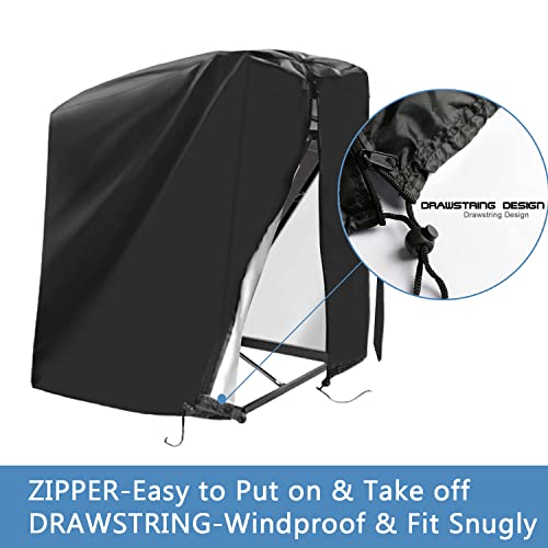 Rilime Treadmill Cover,Folding Treadmill Cover Waterproof Outdoor,Dustproof Cover for Nordictrack Treadmill Folding Running Machine,46" L X 38" W X 66" H
