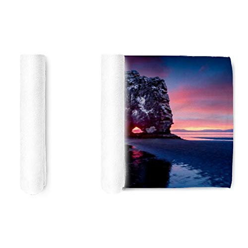 ZHIMI Hand Towel Huge Basalt Stack Ultra Soft Kitchen Towel 15x30 Inch Absorbent Wash Cloths for Bathroom Bath Gym Yoga Spa Beach