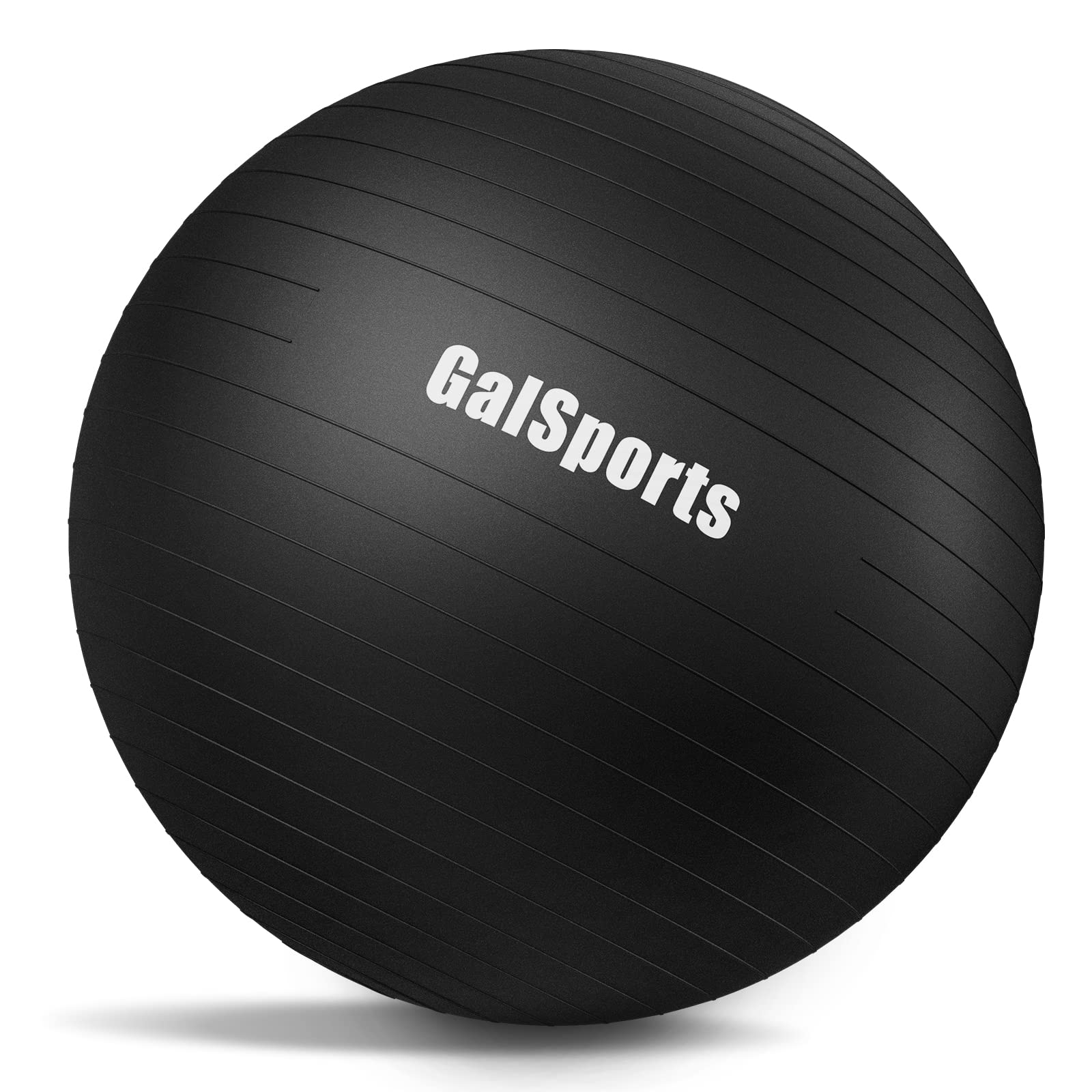 GalSports Exercise Ball (45cm-75cm), Yoga Ball Chair with Quick Pump, Stability Fitness Ball for Core Strength Training & Physical Therapy