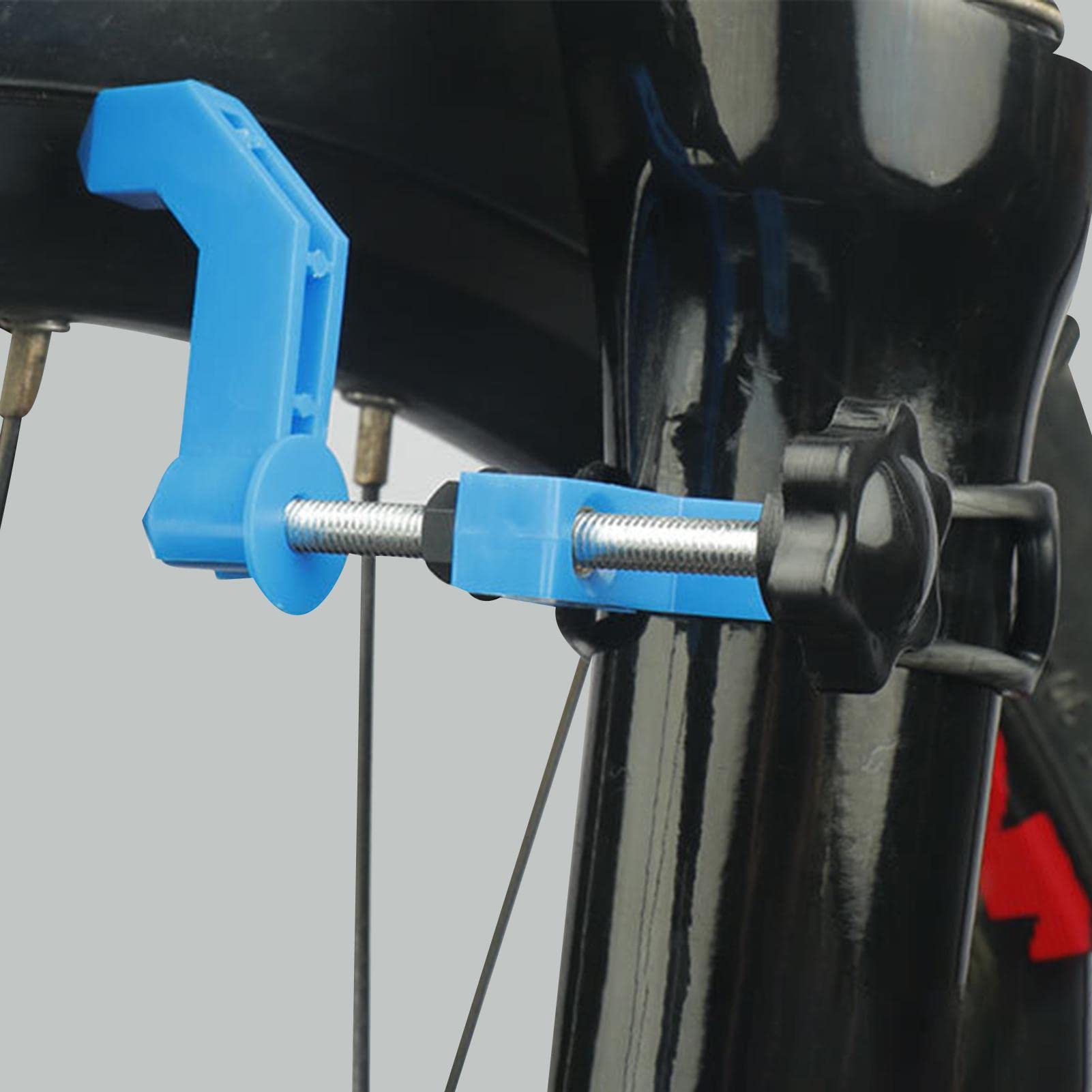 Gecorid Wheel Tuning Stand,Portable Mountain Adjustment Tool | Repair Tools with Precise Screw Adjustment for Bikes, Bicycles, Mountain Bikes for Cycling, Mountaineering, Competition