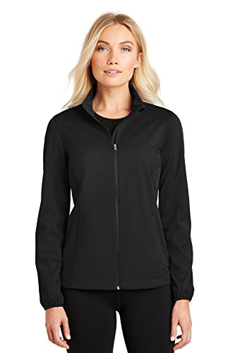 Port Authority Ladies Active Soft Shell Jacket. L717 Deep Black