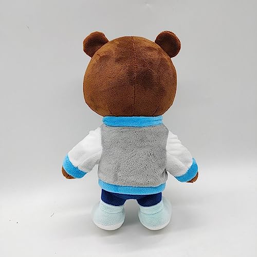 VOZUKO Bear Stuffed Plush Toy Plushie Stuffed Anime Plush Pillow Ultra-Soft Stuffed Doll Plush Toy Gifts(10in)