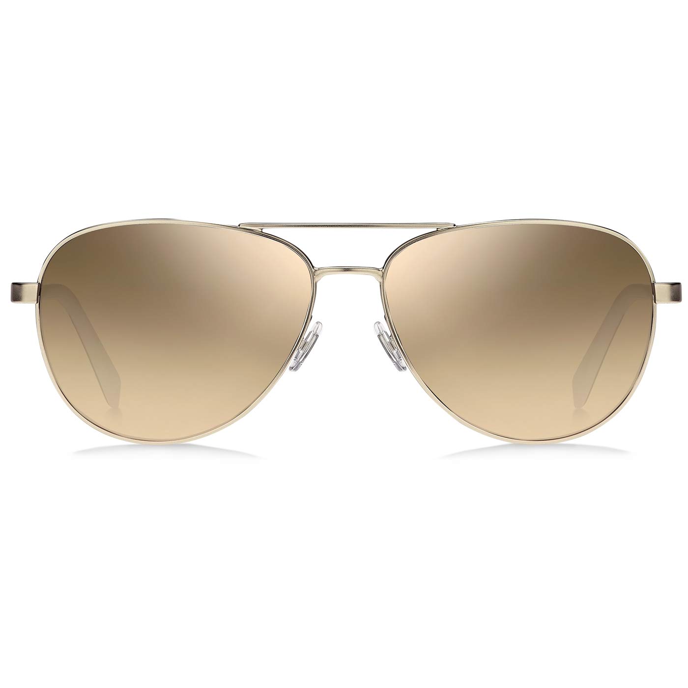 Fossil Women's FOS3065s Aviator Sunglasses, MATTEGOLD, 58 mm