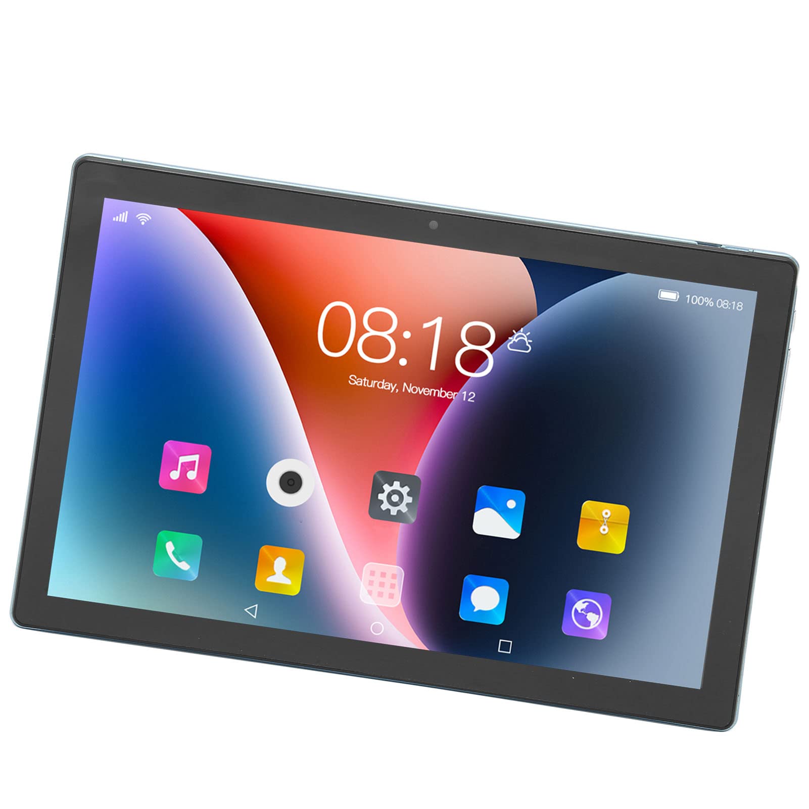 HEEPDD 5G WiFi Tablet, FHD 10.1 Inch Tablet 128GB Scalable 100‑240V Octacore CPU Stereo Dual Speakers 4G for Entertainment (Blue)