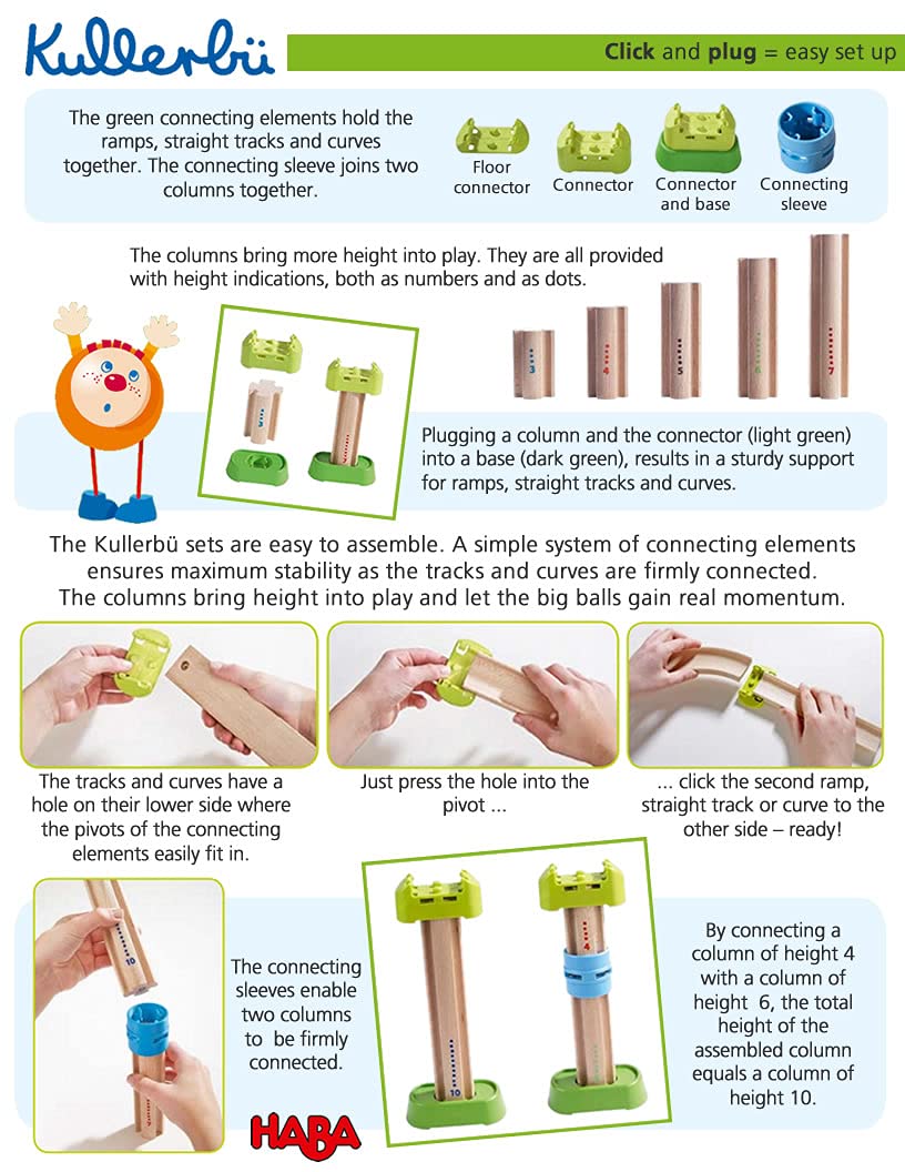 HABA Kullerbu Accessory Set - Tall Columns