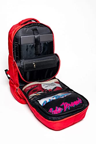 Sole Premise Laptop Shoe Carry-On Luggage Travel Multi-functional Sneaker Backpack Bag for Men & Women Red