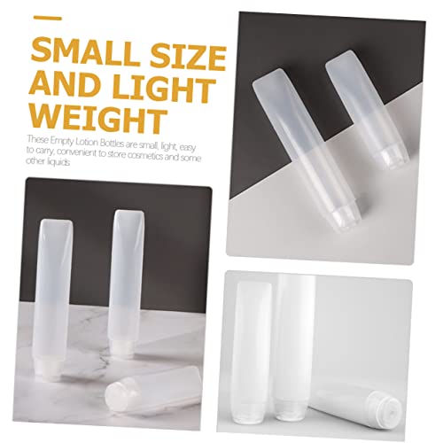 minkissy 30 Pcs Hose Bottle Squeeze Bottle Travel Bottles Empty Small Bottles Cosmetic Lotion Tubes Squeeze Sub Bottle Empty Lotion Containers Pp Multipurpose Cream Bottle