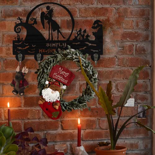 SANDIKSHA Cartoon Key Holder, Animation Style Wall Mount Organizer Wooden Key Rack with 5 Key Hooks, Rustic Home Wall Mounted Key Hangers Decor for Entryway Door Bathroom Kitchen,Gifts for Children…