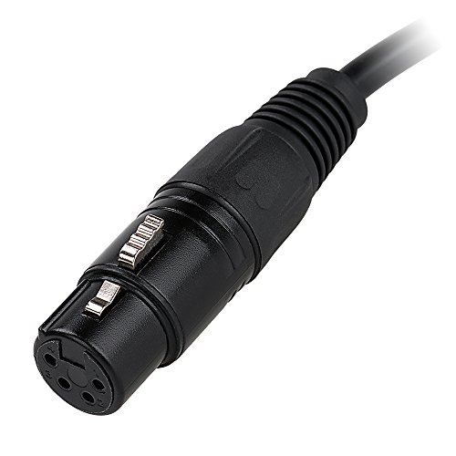 Fotodiox Power Adapter Cable - 4-Pin XLR Female to 2.1mm Barrel DC (17 inches)