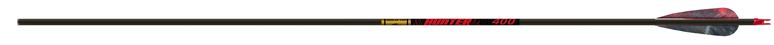 Gold Tip Hunter 400 Arrows with 4-Inch Feathers (1/2-Dozen)