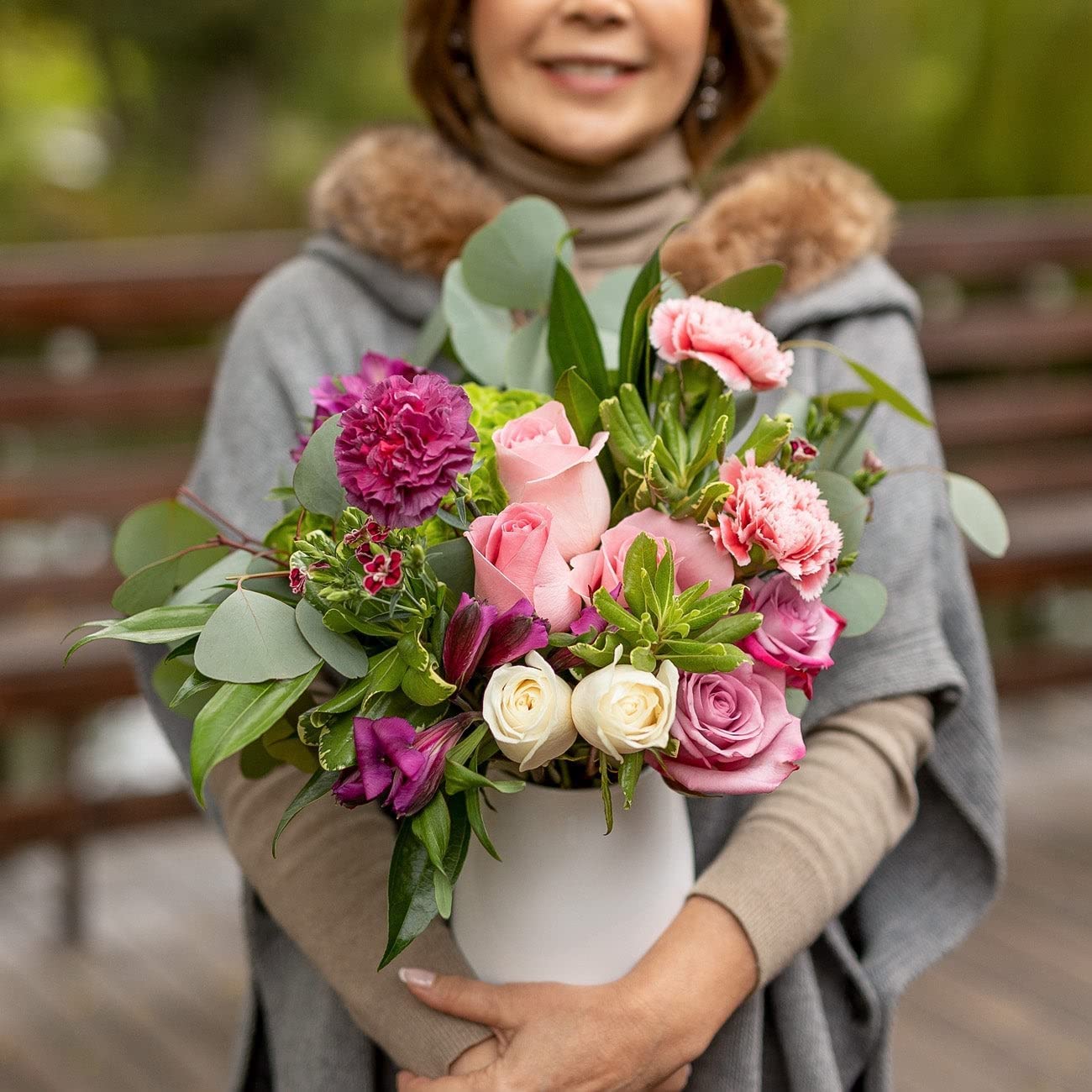 Gift 3 Months of Fresh Flower Bouquets. 20-25 SEASONAL Mixed Flower Varieties, Signature Box Each Delivery.