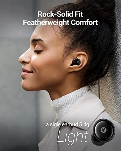 Wireless Earbuds, LavaBeans Bluetooth In-ear Headphones, 126H Playback 4-Mic Noise Reduction HD Call Power Display, IPX8 Waterproof Touch Control Bass+ Stereo Earphone for Sports, for iPhone & Android