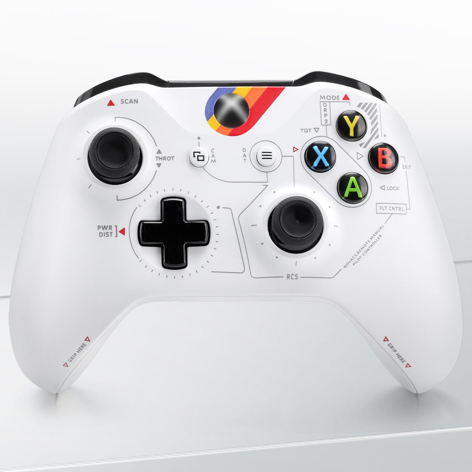 Front and Bottom Shell Replacement for Xbox One X/S Controller - Controller NOT Included