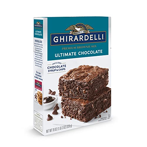 GHIRARDELLI Ultimate Chocolate Premium Brownie Mix, 19 Oz
