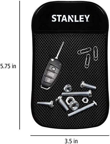STANLEY S4005 3.5" x 5.75" Extra-Strong Anti-Slip Grip Dashboard Gel Pad for Cell Phone, Tablet, GPS, Keys or Sunglasses, Pack of 4