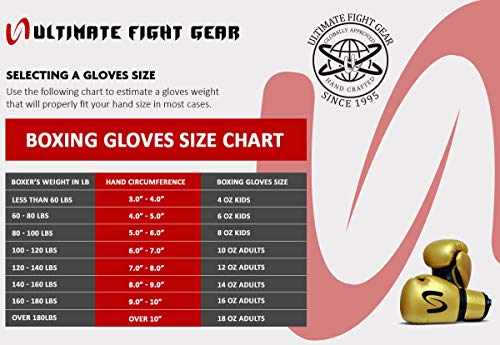 UFG Kids Classic Boxing Gloves - Boxing MMA Muay Thai Training & Bag Work (Pink, 4 Oz)