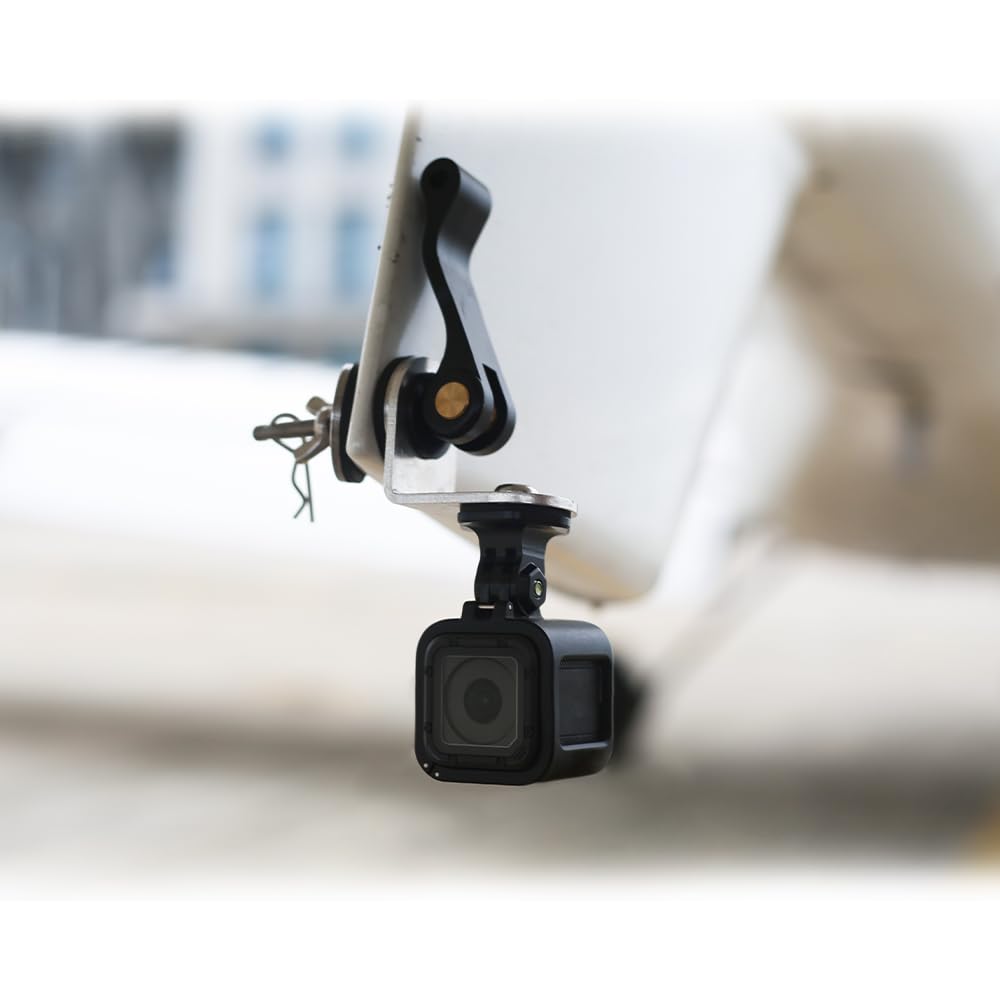 General Aviator Mount for GoPro, Compatible with all action cameras including all versions of GoPro