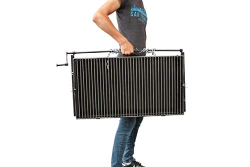 Portable Charcoal Grill, XL Version, Steel Rods Style