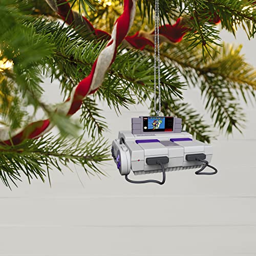 Hallmark Keepsake Christmas Ornament, Nintendo Super Nintendo Entertainment System Console, SNES Light and Sound
