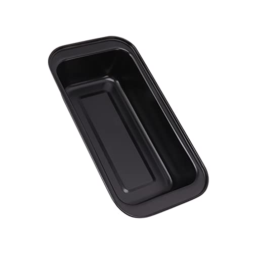 Rectangular Mould Pan, Baking Loaf Bread Pan 3PCS Black Non Stick Coating Uniform Air Flow for Home Kitchen