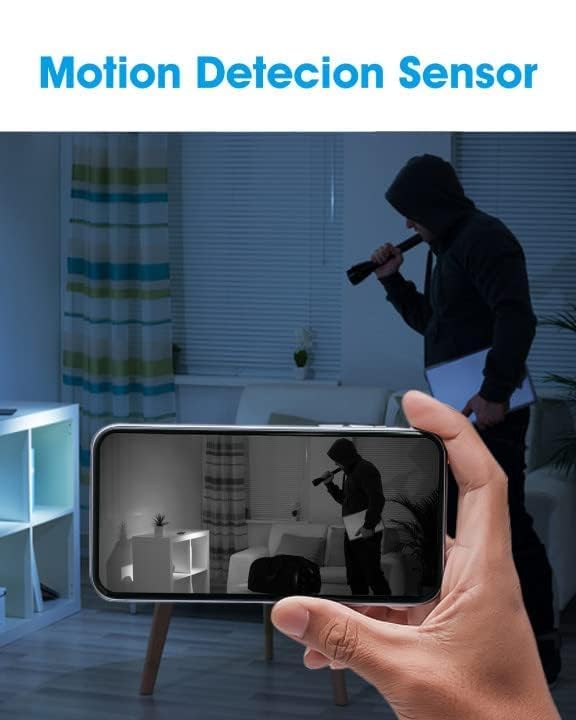 Pomocuty Hidden Camera Clock WiFi Mini Spy Cameras with Video Wireless Small Nanny Cams HD 1080P Indoor Camera for Home/Office Security