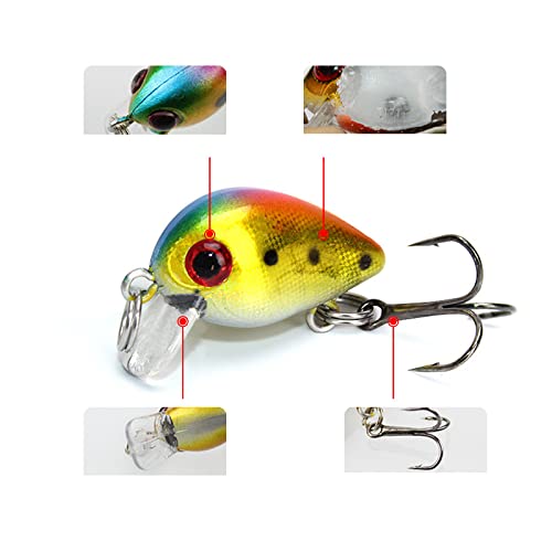 Madi Kay Designs Fishing Gear 迷你型米诺 3cm 1.5g 10色微物摇滚小胖饵L