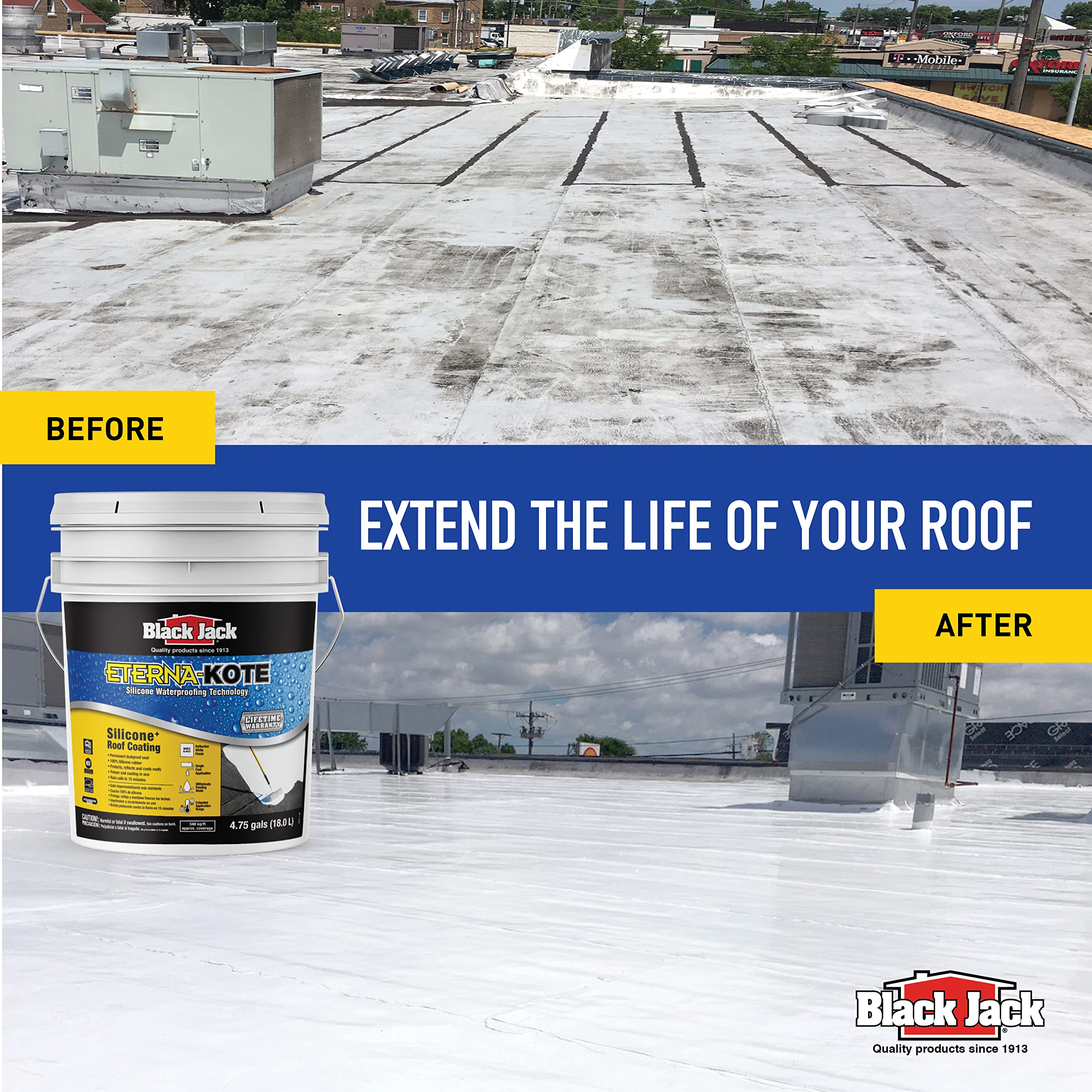 GARDNER-GIBSON 5576-1-30 5GAL White Roof Coating