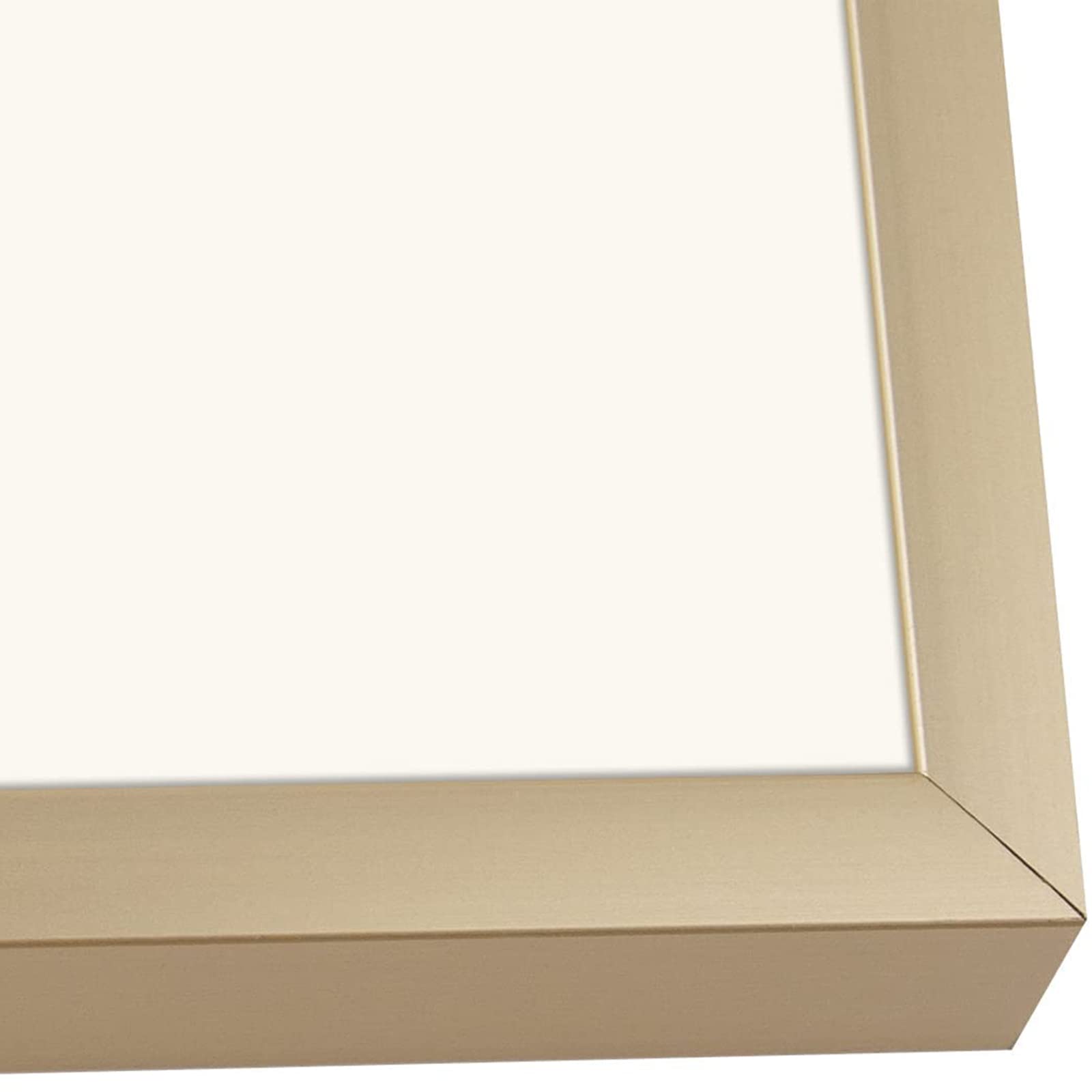Golden State Art, 7 Pack, One 11x14, Two 8x10, and Four 5x7 Pictures. Aluminum Photos Frame for Wall or Tabletop Display (Gold)