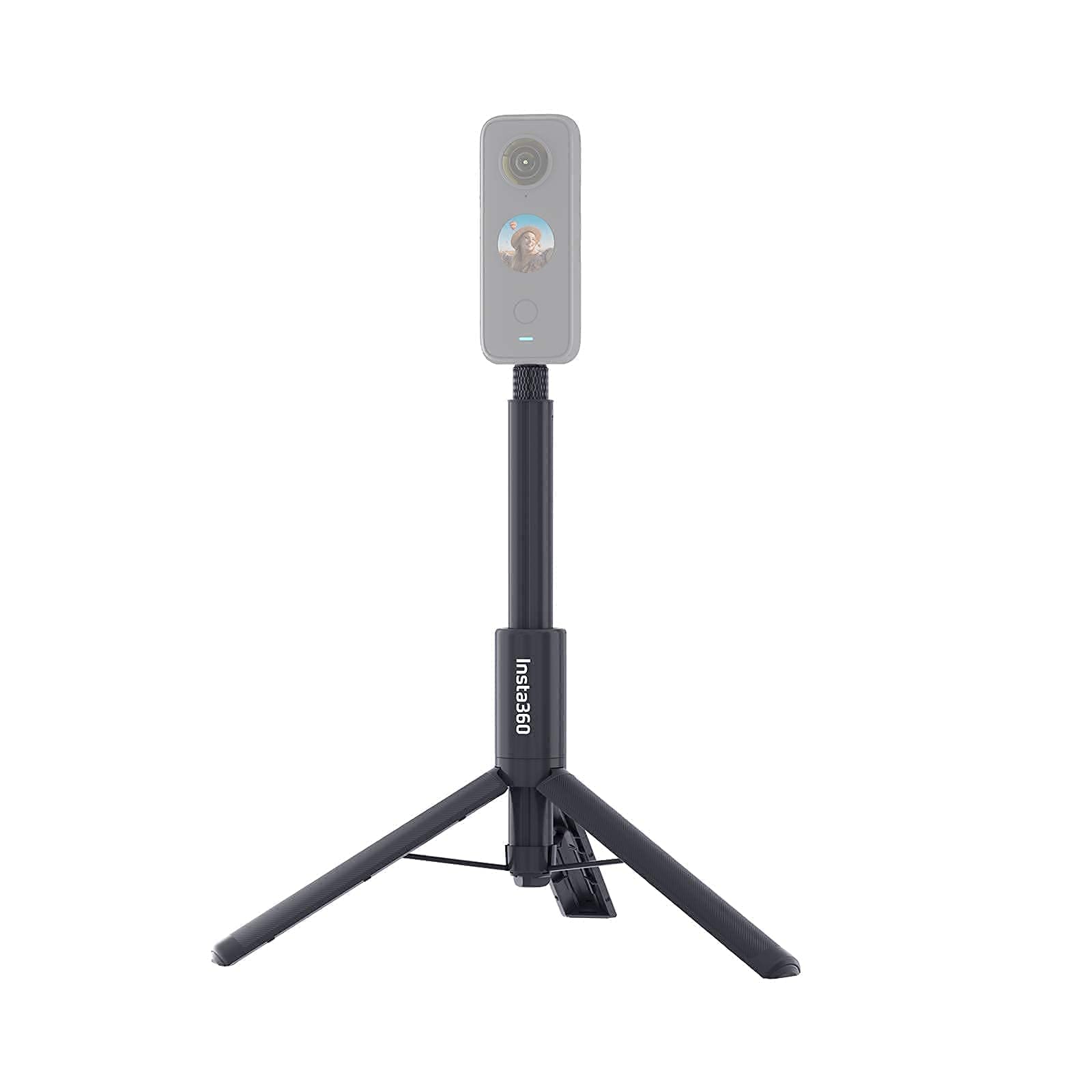 Insta360 ONE X2 360 Degree Waterproof Action Camera, 5.7K 360, Stabilization, Touch Screen, AI Editing, Live Streaming, Webcam, Voice Control + Tripod Selfie Stick