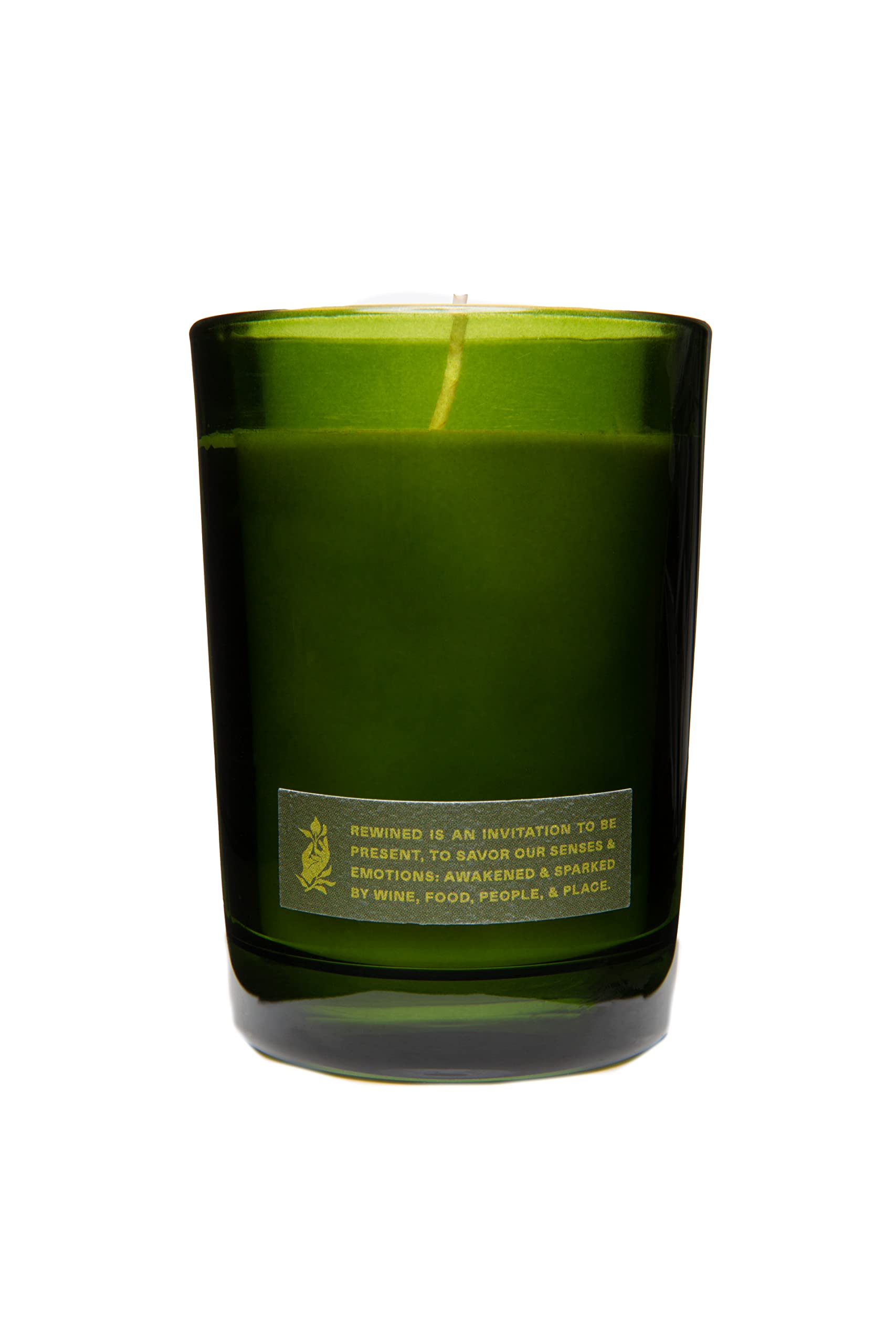 Rewined Chardonnay (6oz): Orange blossom, yellow apple, & Sandal wood, 6oz soy blend candle 170g