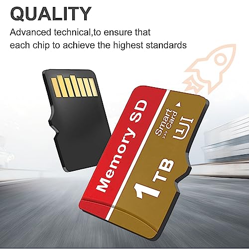 icymora SD Card 1TB High-Speed Card SD Waterproof Memory Card Large Capacity SD Cards 1000GB TF Card for Cameras/Tablets/Computers/Smartphones