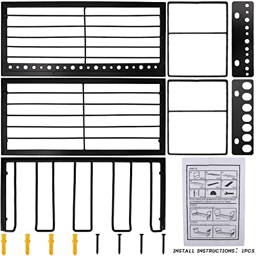 Power Tool Organizer, 3 Layers Drill Holder Wall Mount, Garage Tool Organizers and Storage with 3Pcs Parts Tool Organizers, Gifts for Men Fathers