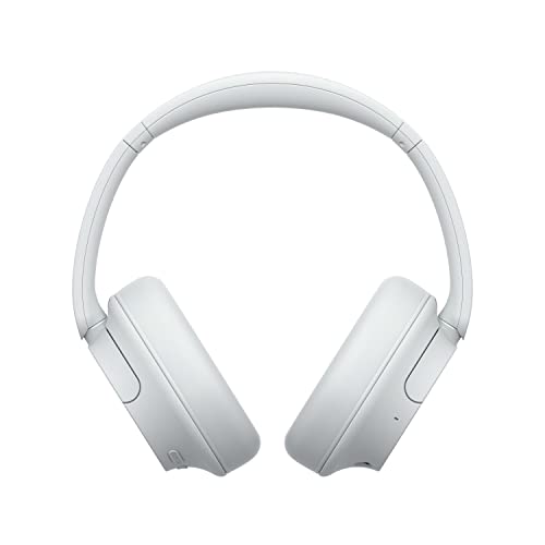 Sony WH-CH720NW Noise Canceling Wireless Bluetooth Headphones - Built-in Microphone - up to 35 Hours Battery Life and Quick Charge - Matte White