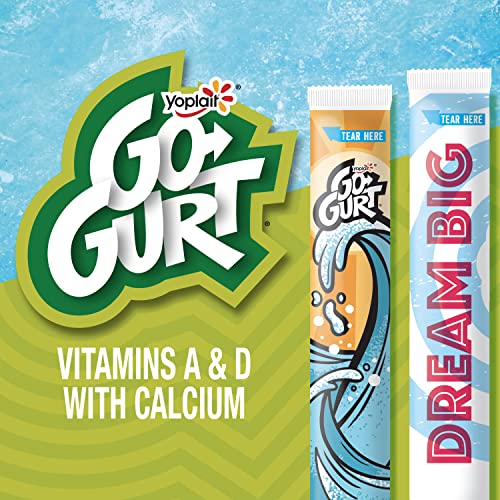Go-GURT Berry Kids Fat Free Yogurt, Gluten Free, 2 oz. Yogurt Tubes (8 Count)