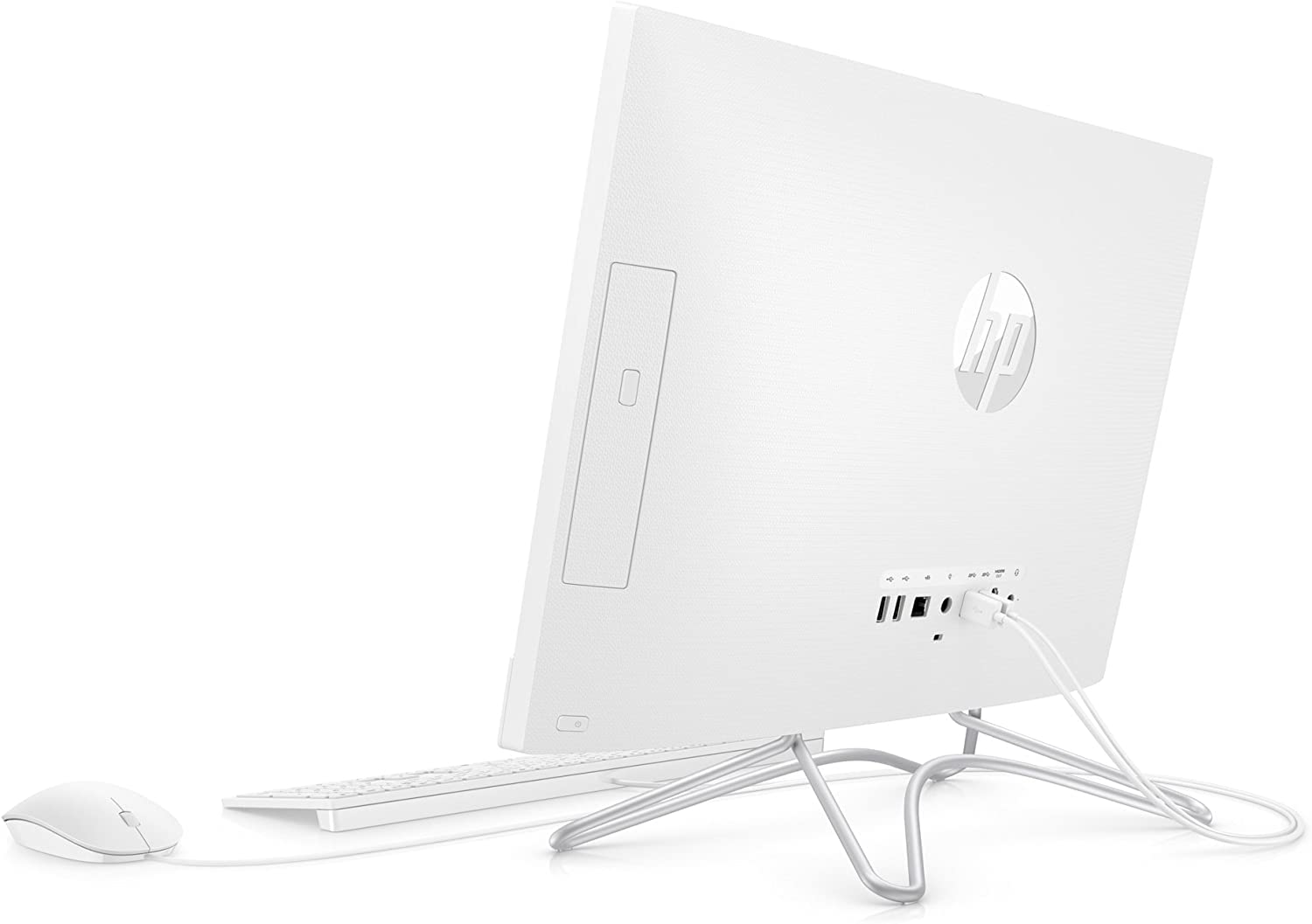 HP 24-DF0096 24" FHD Touchscreen All-in-One AMD Ryzen 5 3500U 2.1GHz 8GB RAM 1TB HDD DVD-RW WiFi Windows 11 Home (Renewed)