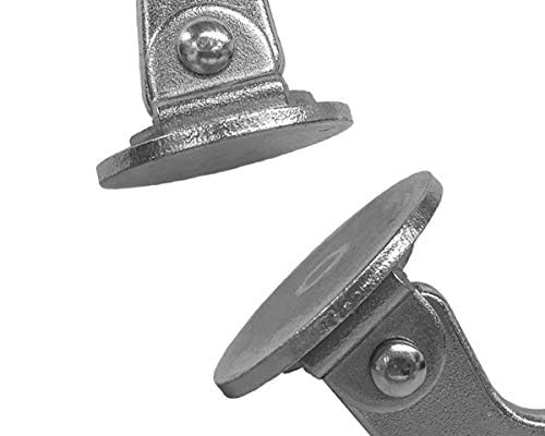Milescraft 4000 2in Face Clamp Premium Heavy Duty, Locking, C-Clamp with Adjustable Swivel Pads, for Pocket Hole Joinery, Wood Projects, Welding and More