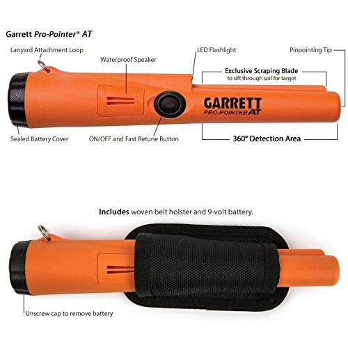 Garrett Pro Pointer at Pinpointer Waterproof ProPointer with Camo Pouch and Belt