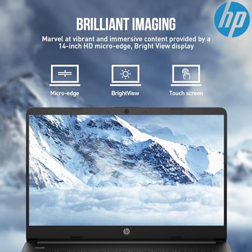 HP Newest 14" HD Touchscreen Laptop Computer, Thin Light College Students & Business Laptop PC, AMD Ryzen 3 5300U(4 Cores), 16GB RAM, 1TB SSD, Windows 11 Pro, Long Battery Life, Webcam, USB-C